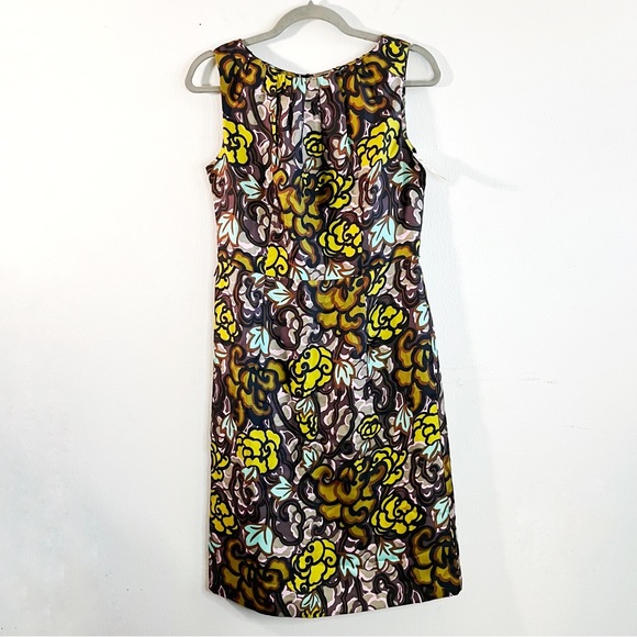 Milly of New York | Dresses | Milly Dress Floral 0 Silk Sheath Dress Sz ...